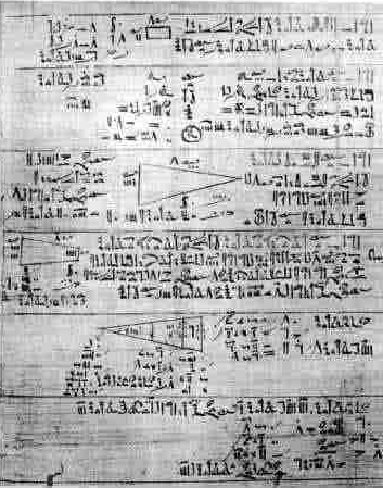 O papiro de Rhind :: ESCOLA DE MATEMÁTICA PONTAL